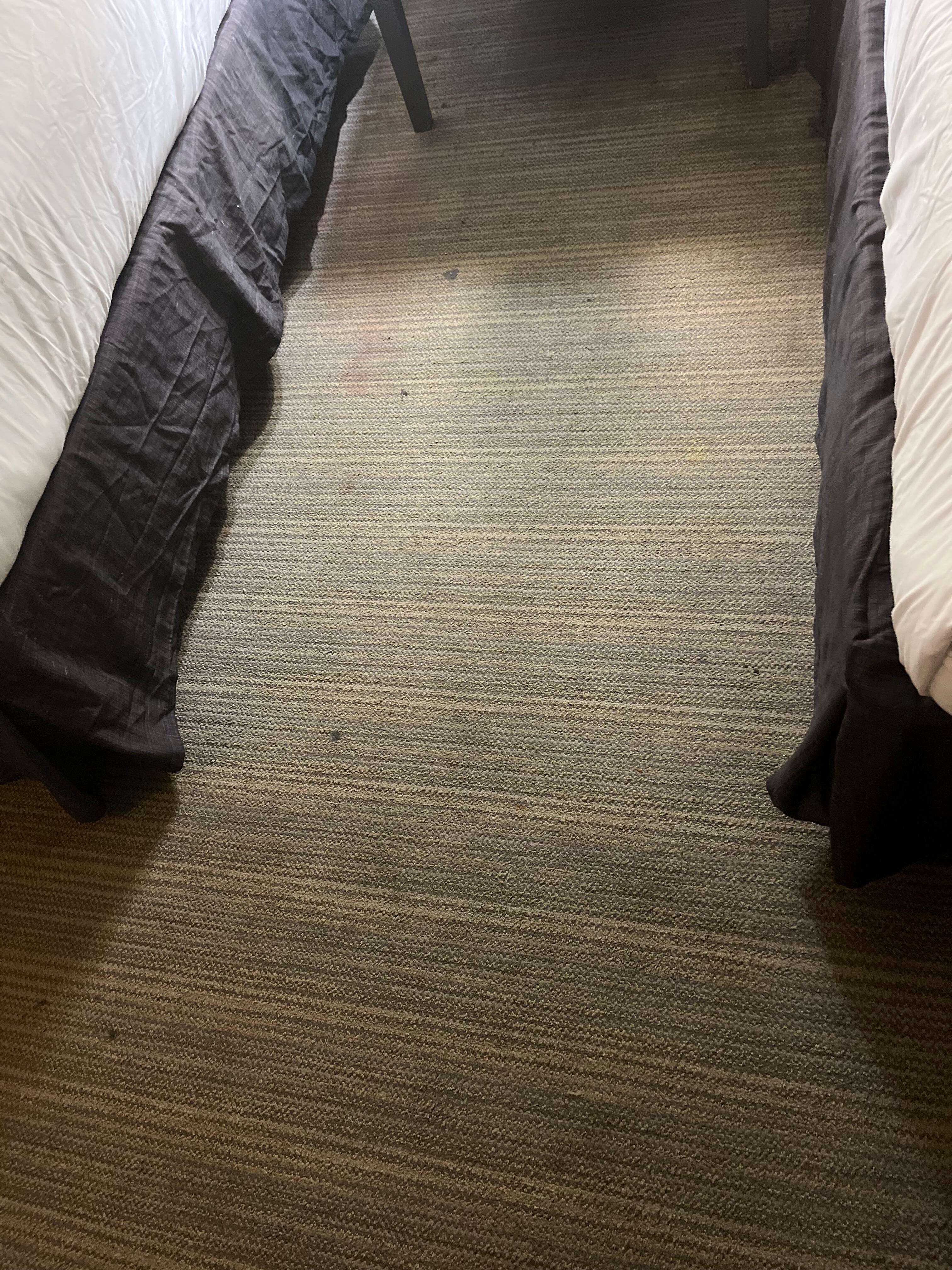 Dirt path around bed 
