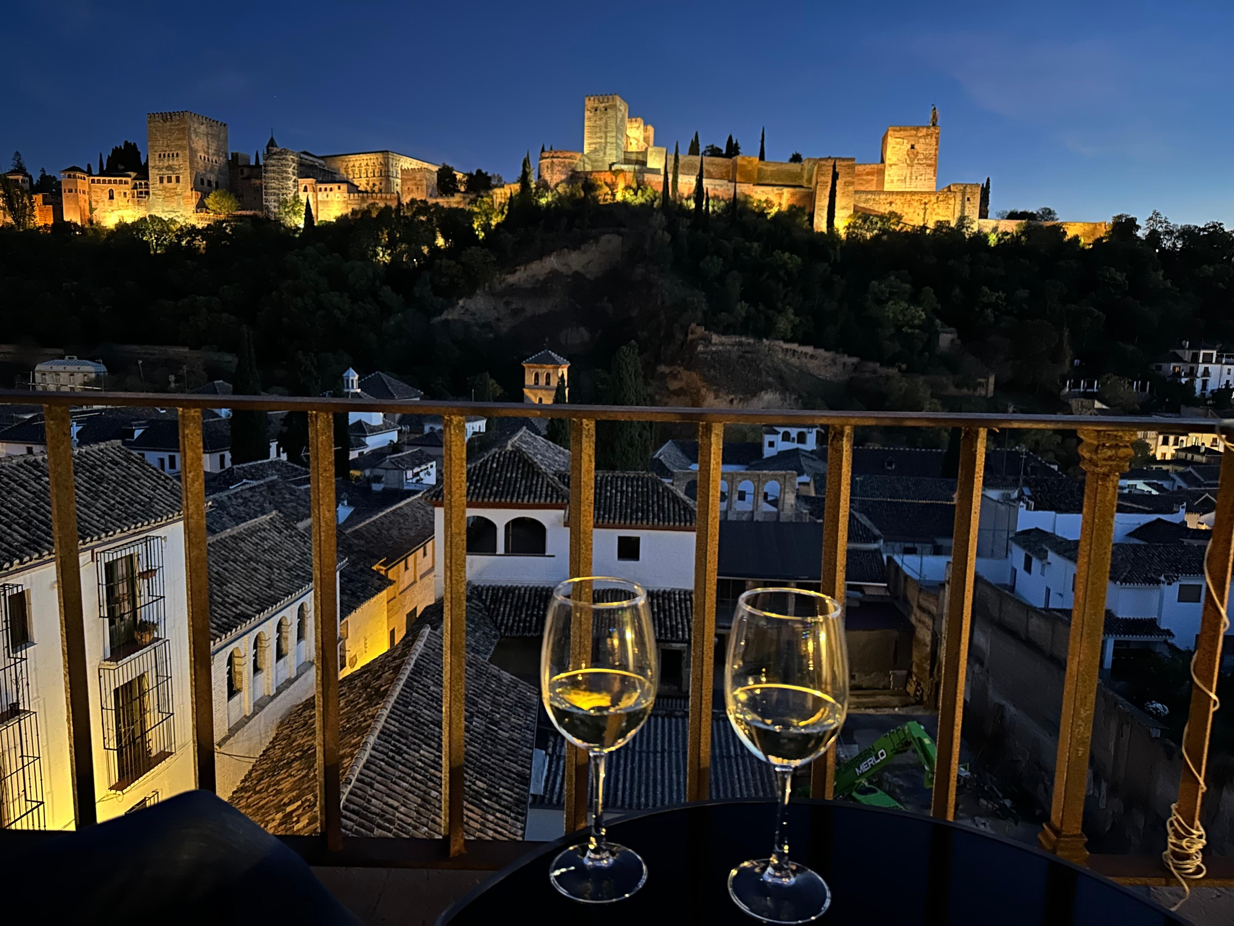 View from the rooftop. 