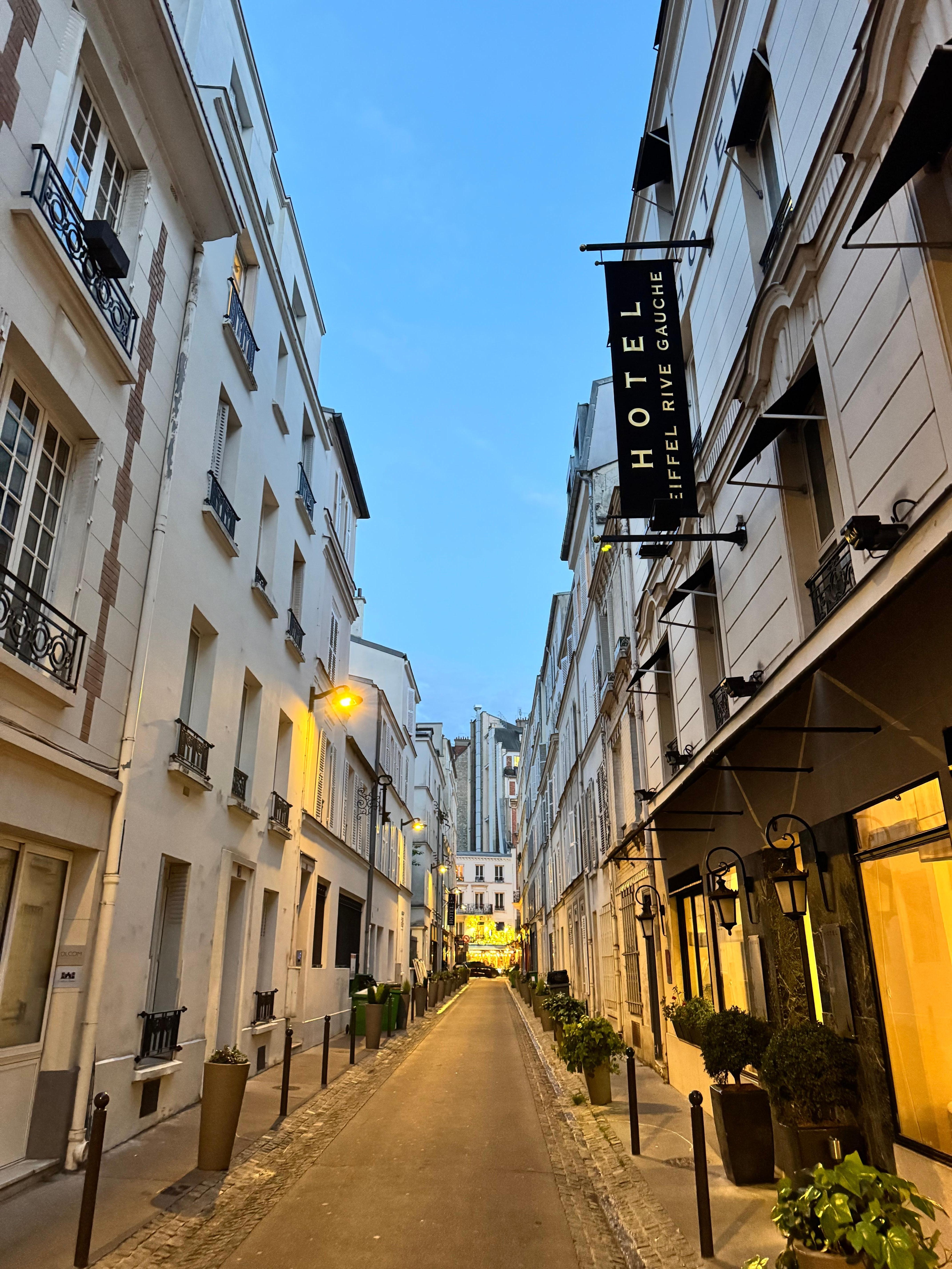 View of the street/walkway in front of the hotel enrollment 