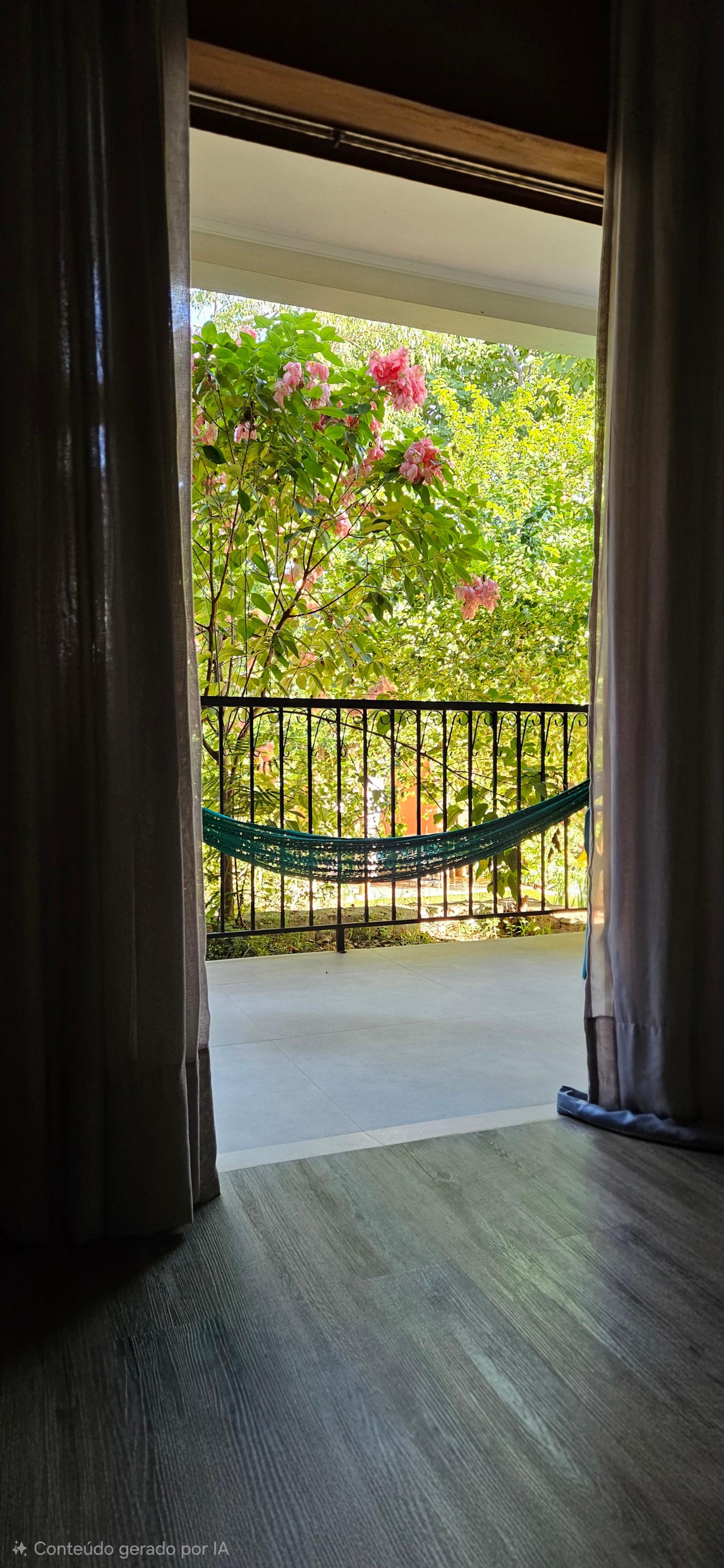 Visão da sacada do quarto