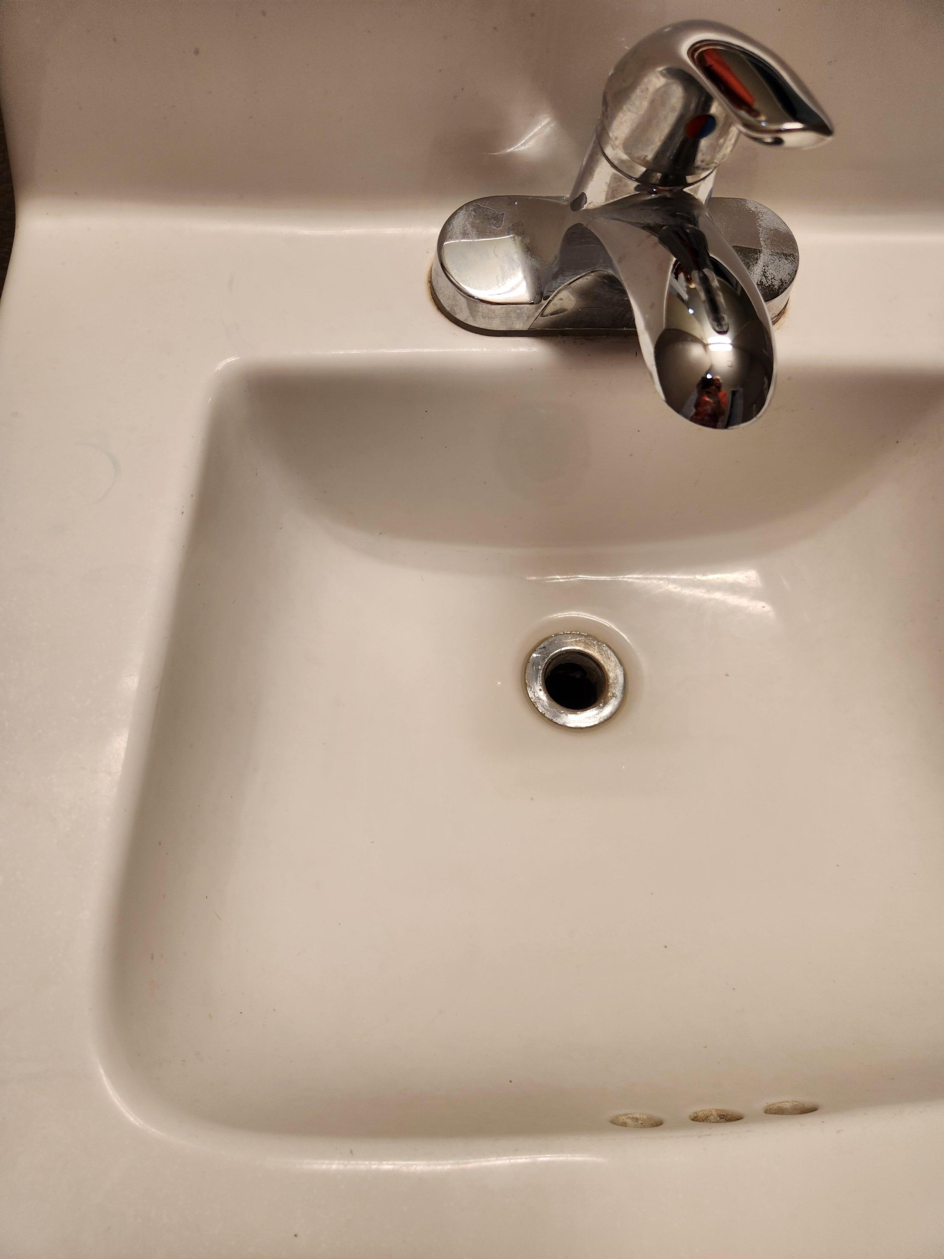 There are lots of cleaners out there that will get rid of the hard water stains.