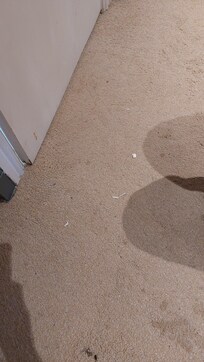 Dirty floors with silicone