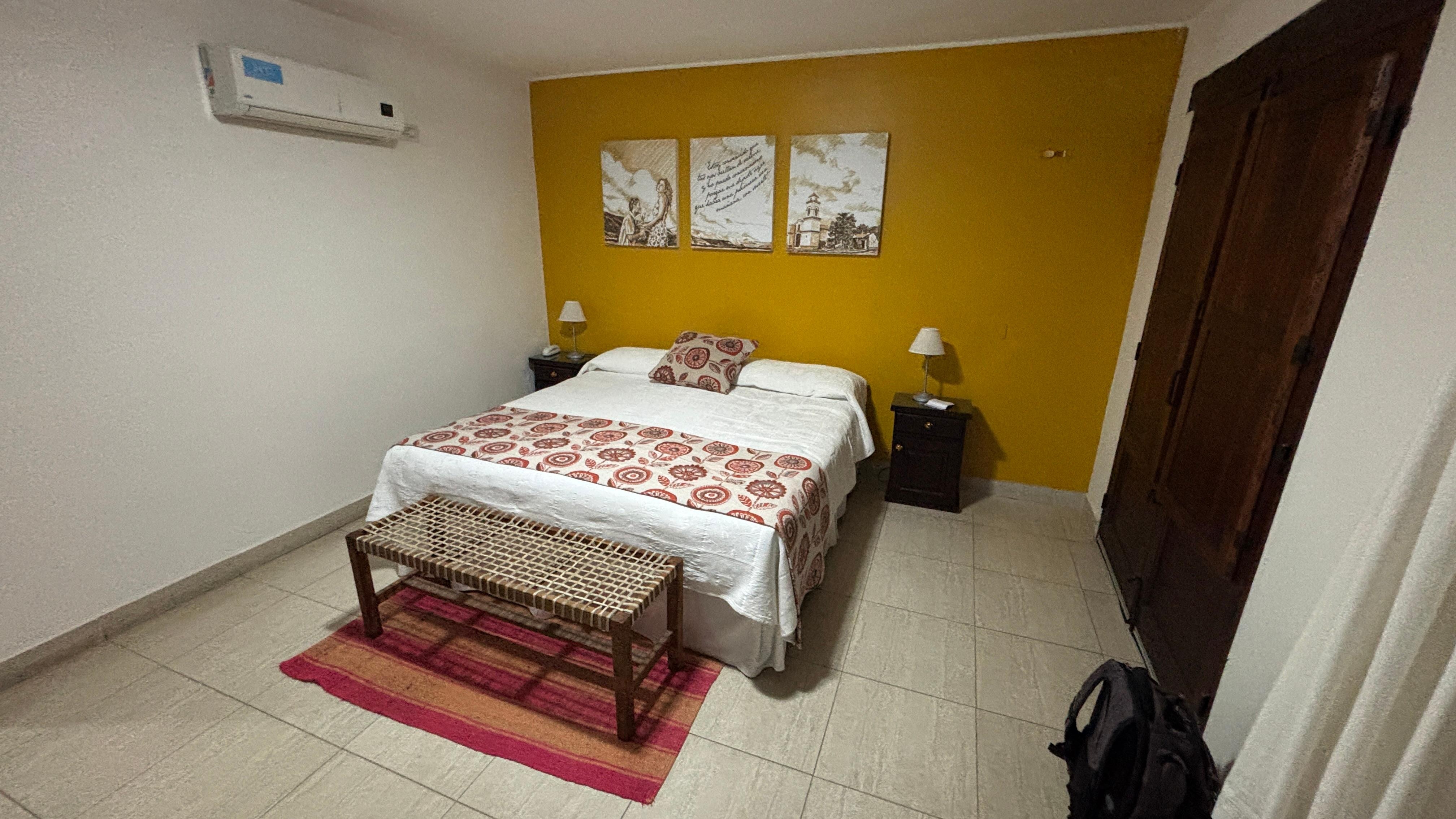 Basic room, noisy fridge I could not unolug. Otherwise ok