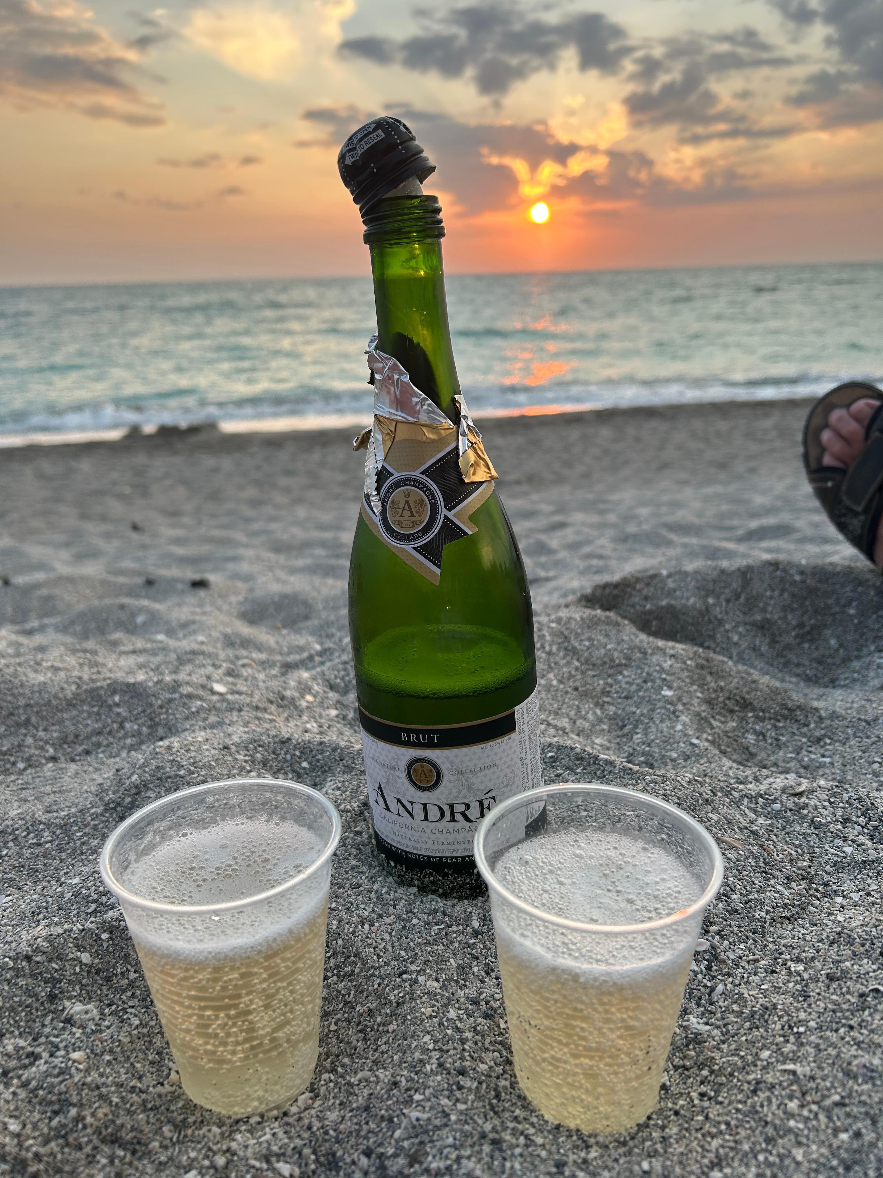 Underbar solnedgång på födelsedagen 👌