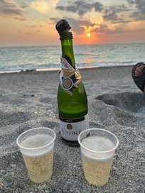 Underbar solnedgång på födelsedagen 👌