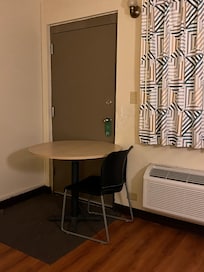 Door didn’t proper lock and I was given a physical KEY not a key card. Barricaded myself for the night to be sure I was safe to sleep.