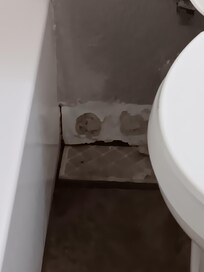 Tile between to and toilet