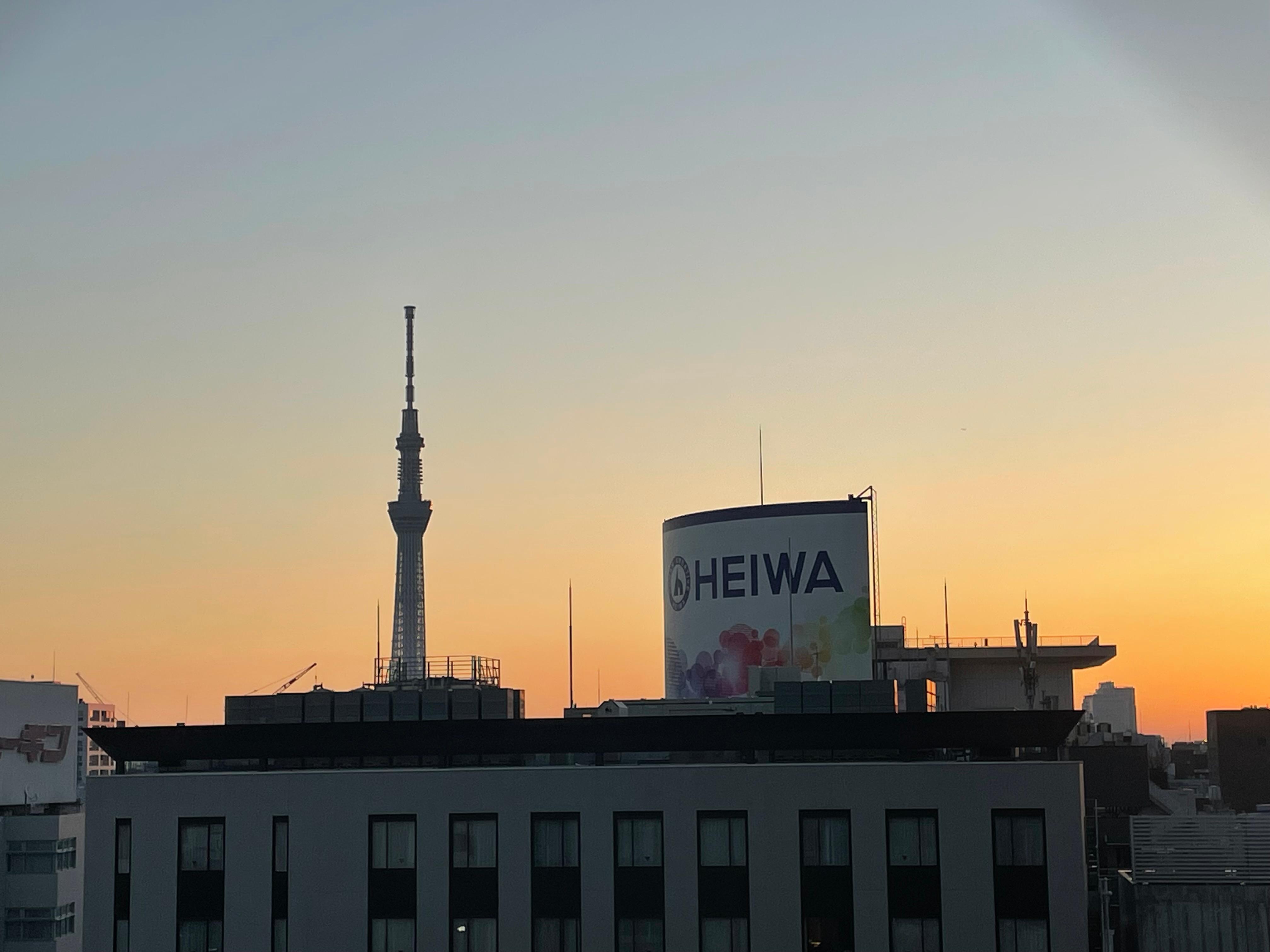 View from our room. Skytree was beautifully visible.