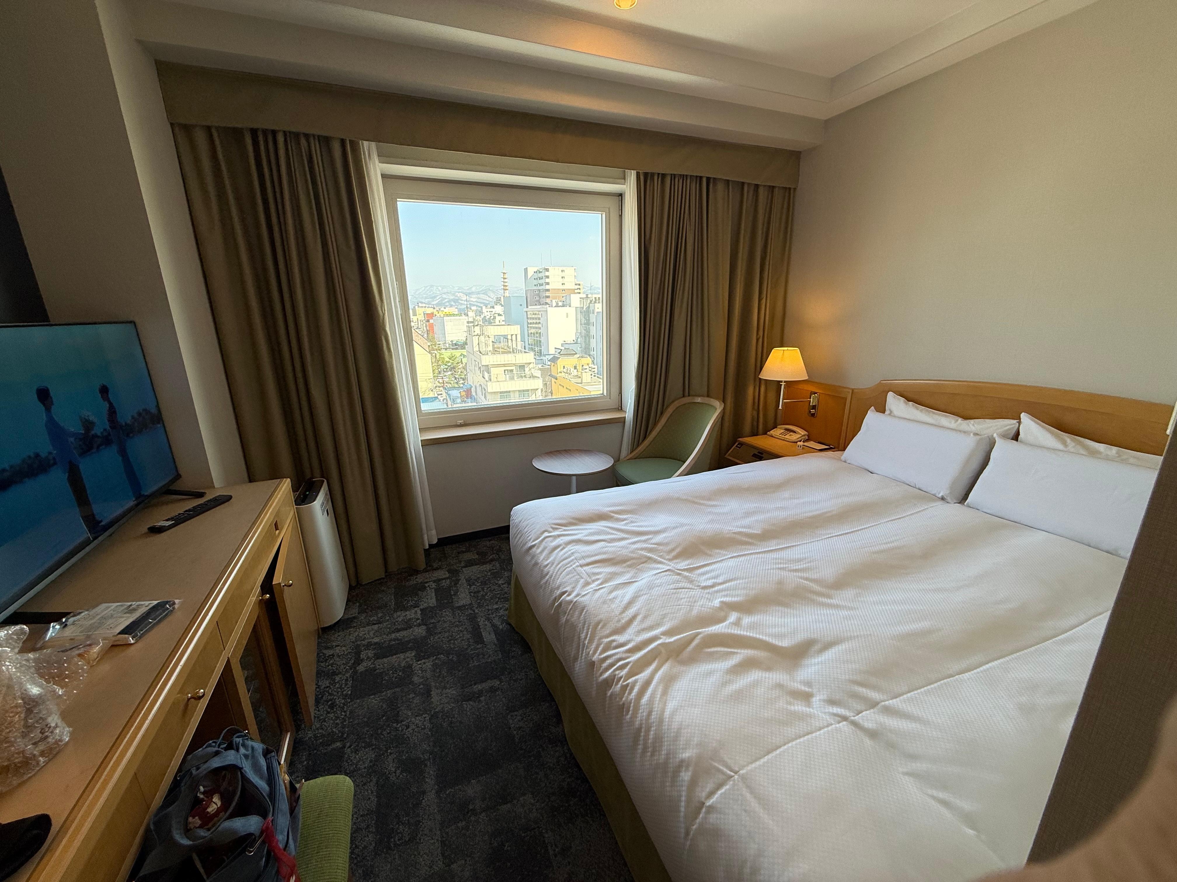 wベッドのお部屋
広くはないけど 必要なものは揃っている