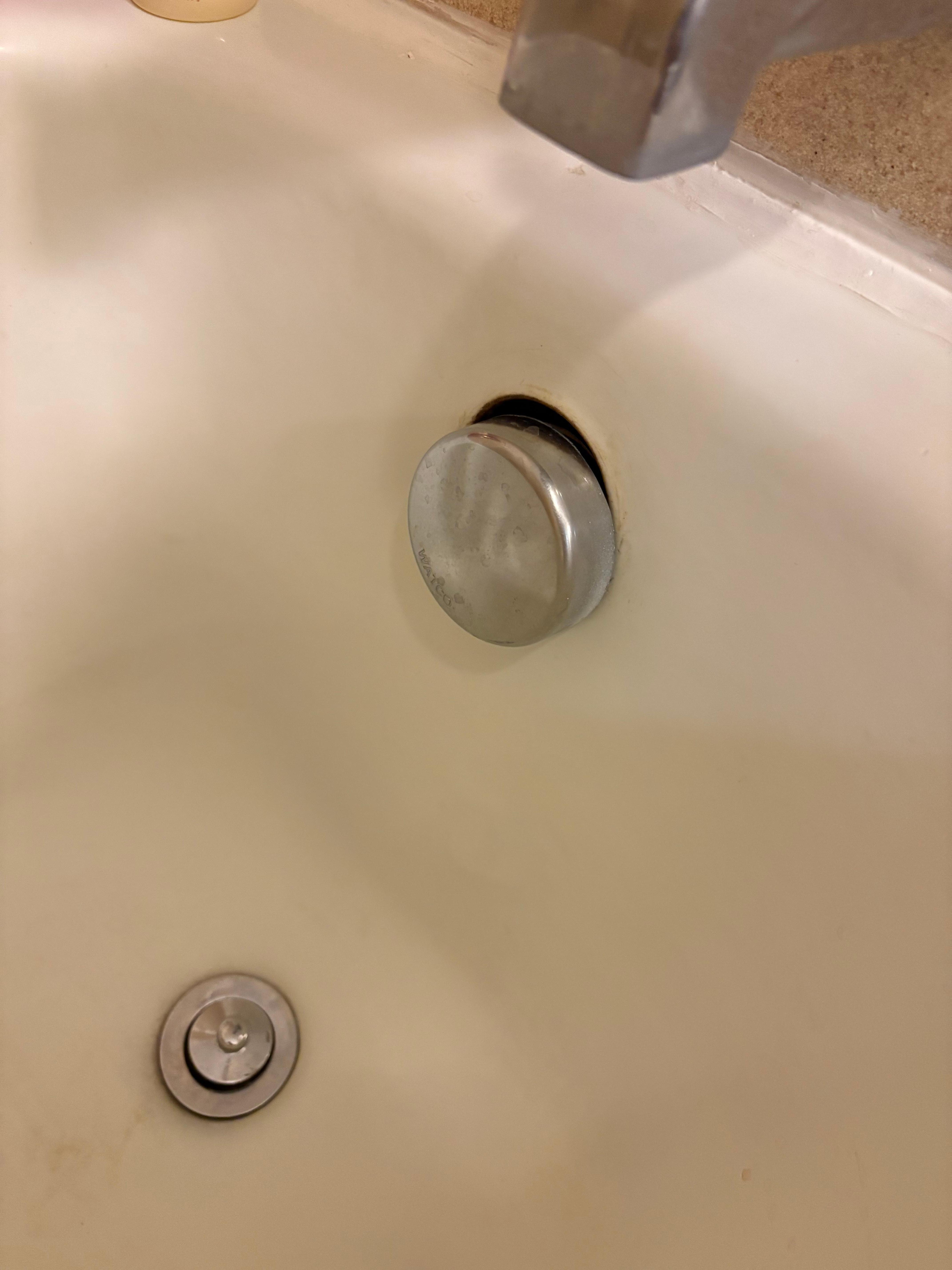 Hardware in tub not even secure 