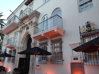 Front of the villa