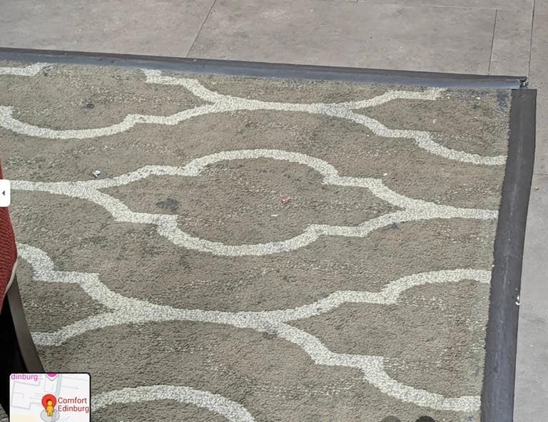 Alfombras manchadas