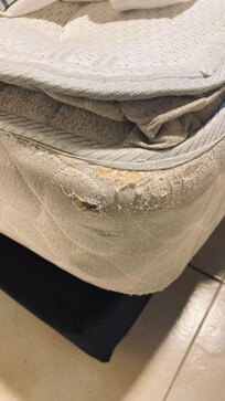 Colchones muy viejos