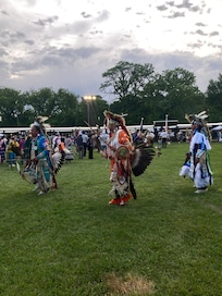 We were in the state of Kansas for graduation and came across a pow wow.