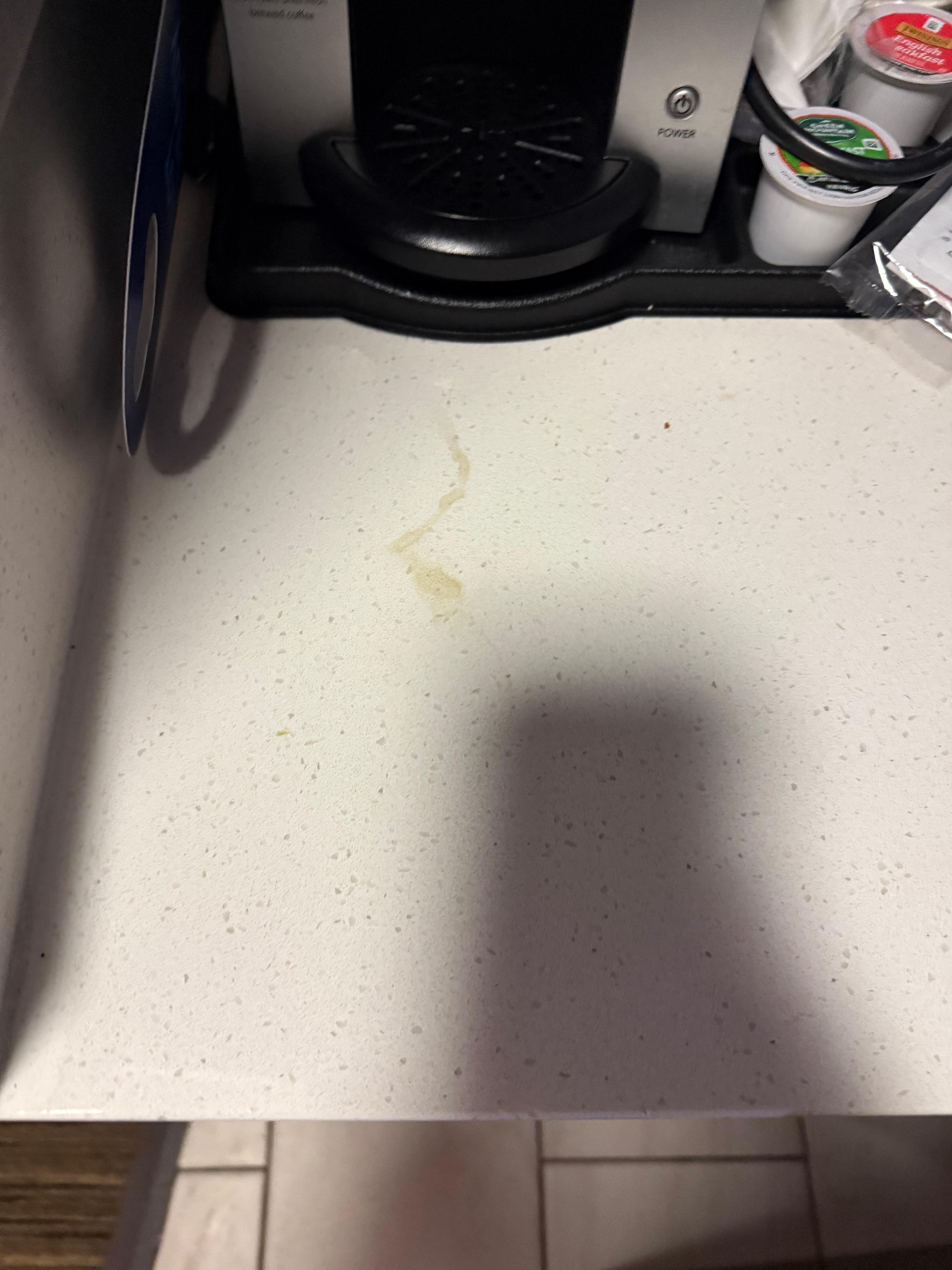 Stain on counter top