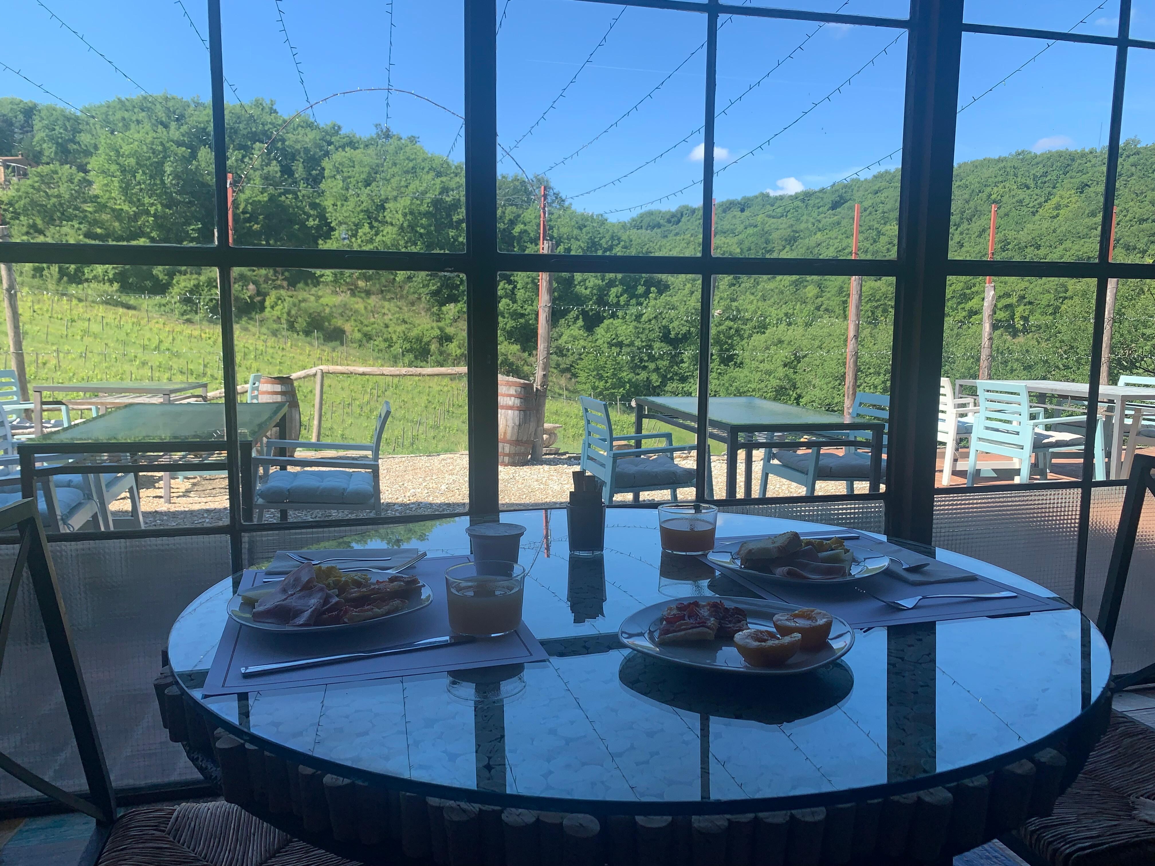 Vista do café 