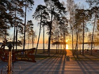 Utsikt vid soluppgången 03.30
