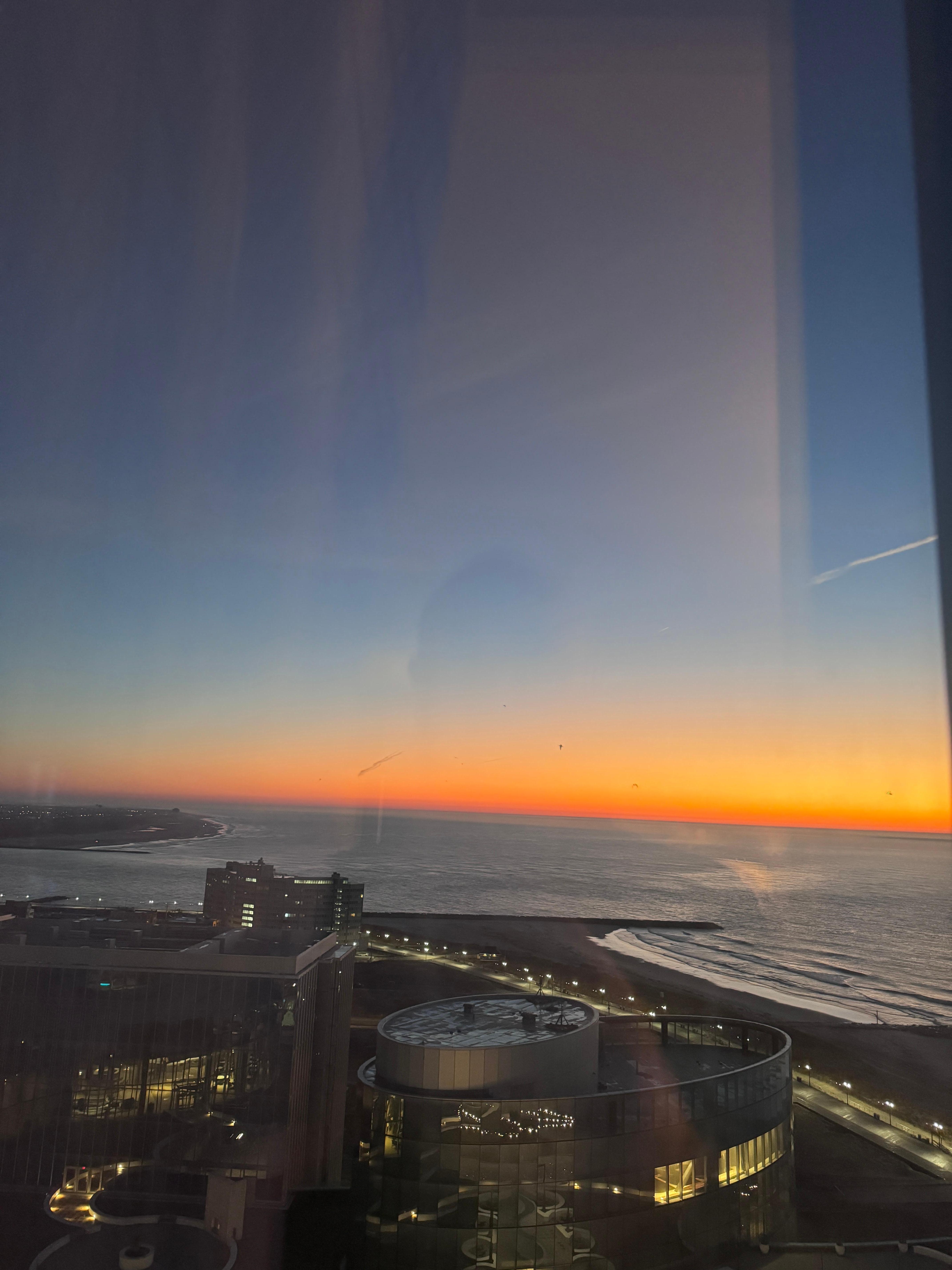 Room view at sunrise!