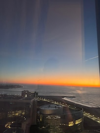 Room view at sunrise!