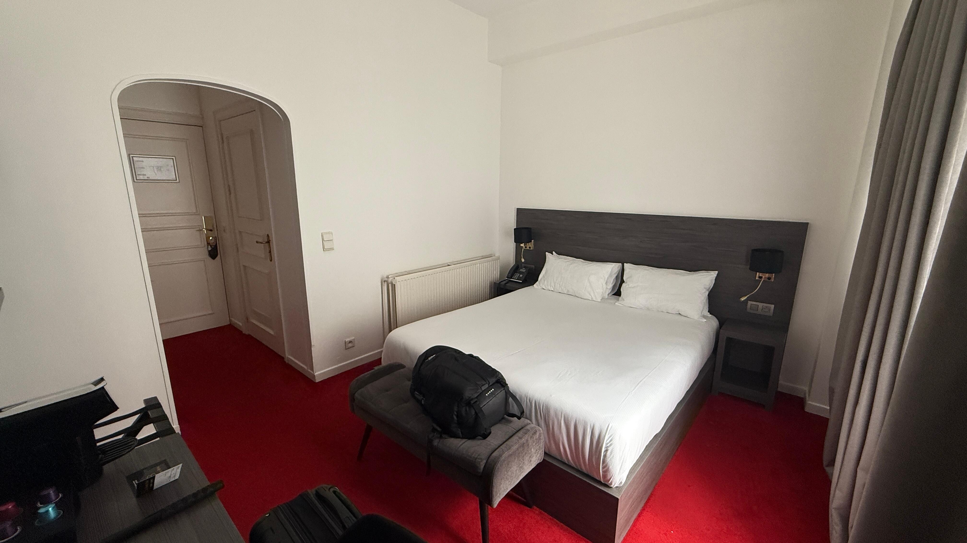 View from the corner of the room