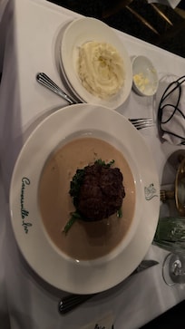 Dinner at the restaurant