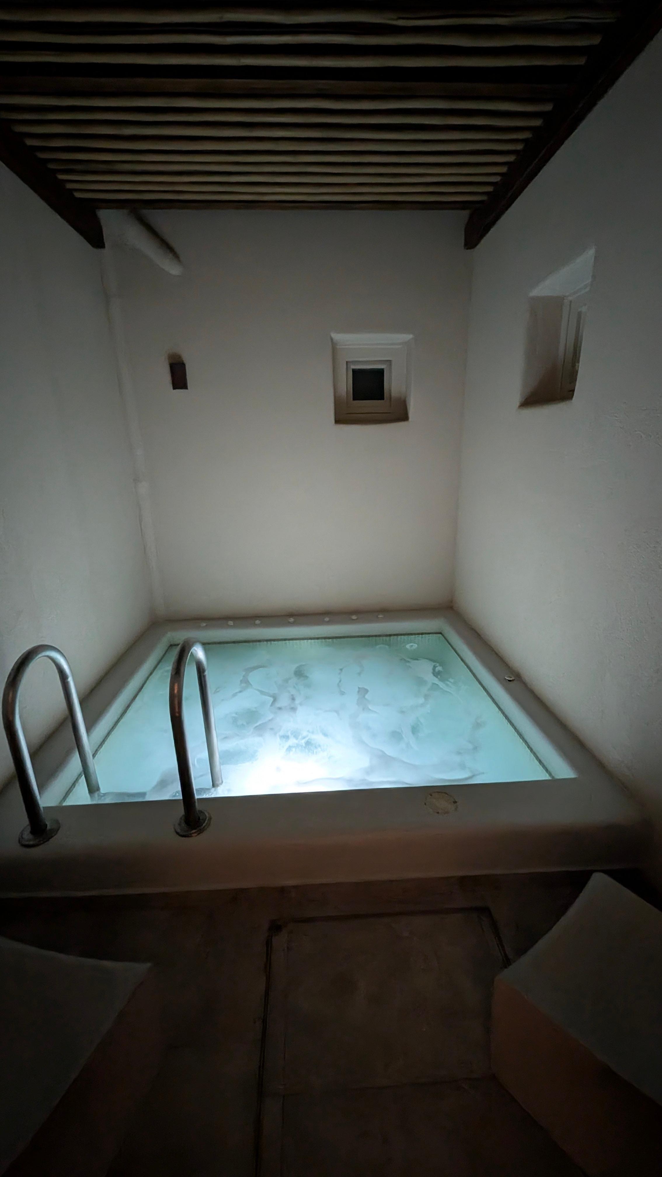 Private hot tub was so nice to come home to, especially the days that I walked around for hours 