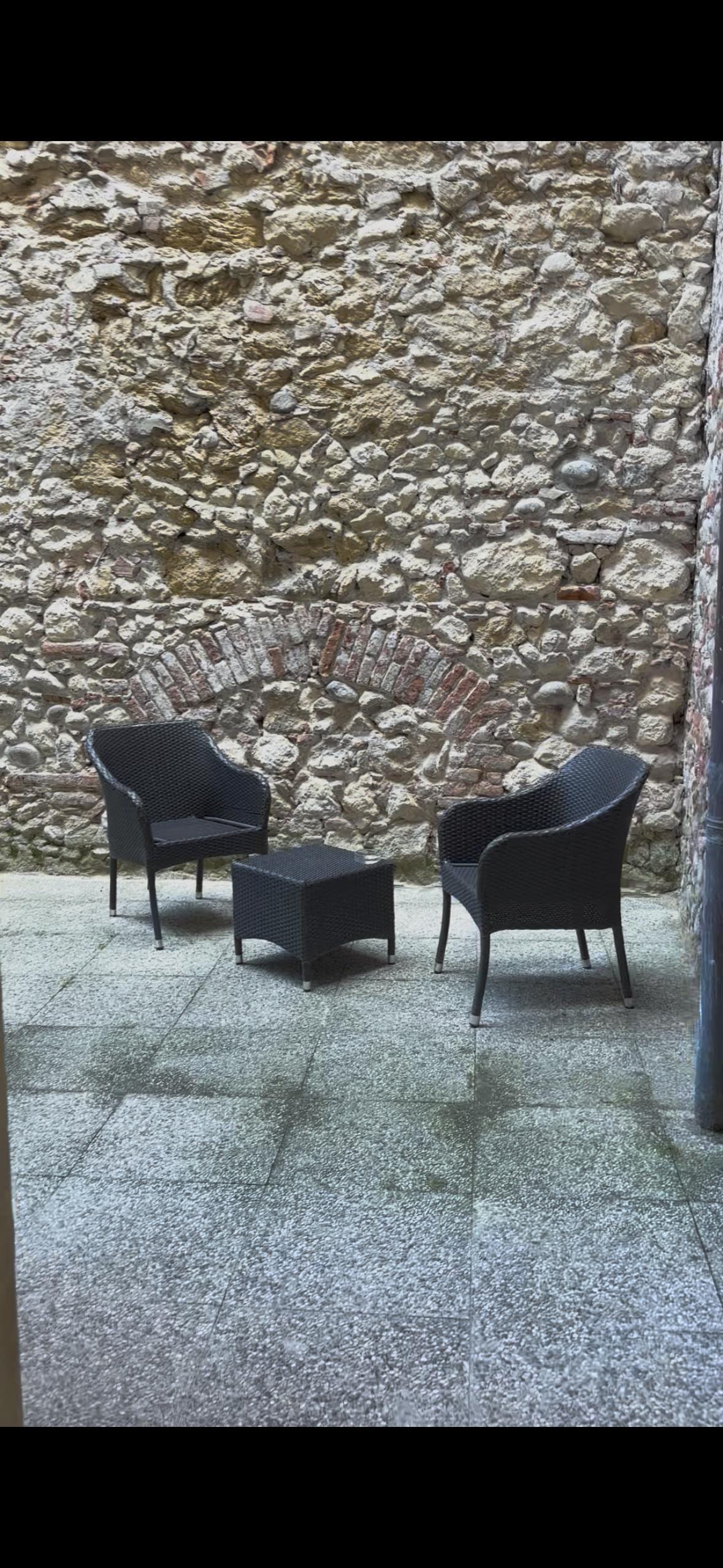 Private patio