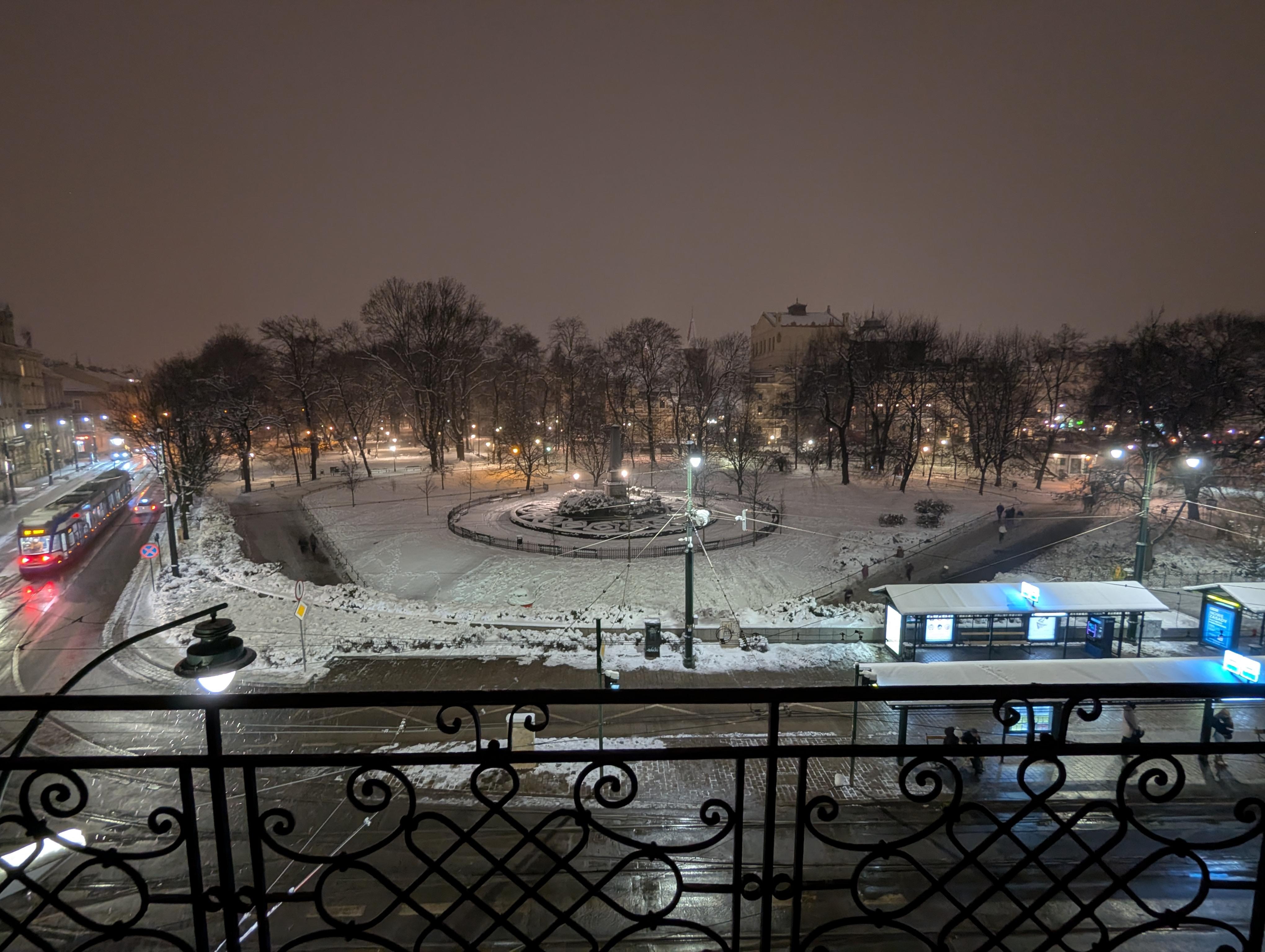 View from our balcony