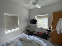 Our 1st room in the corner. On the top (4th floor). Very tiny bathroom and shower.