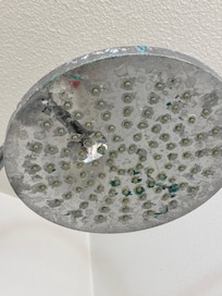 Forse kalk in de douche