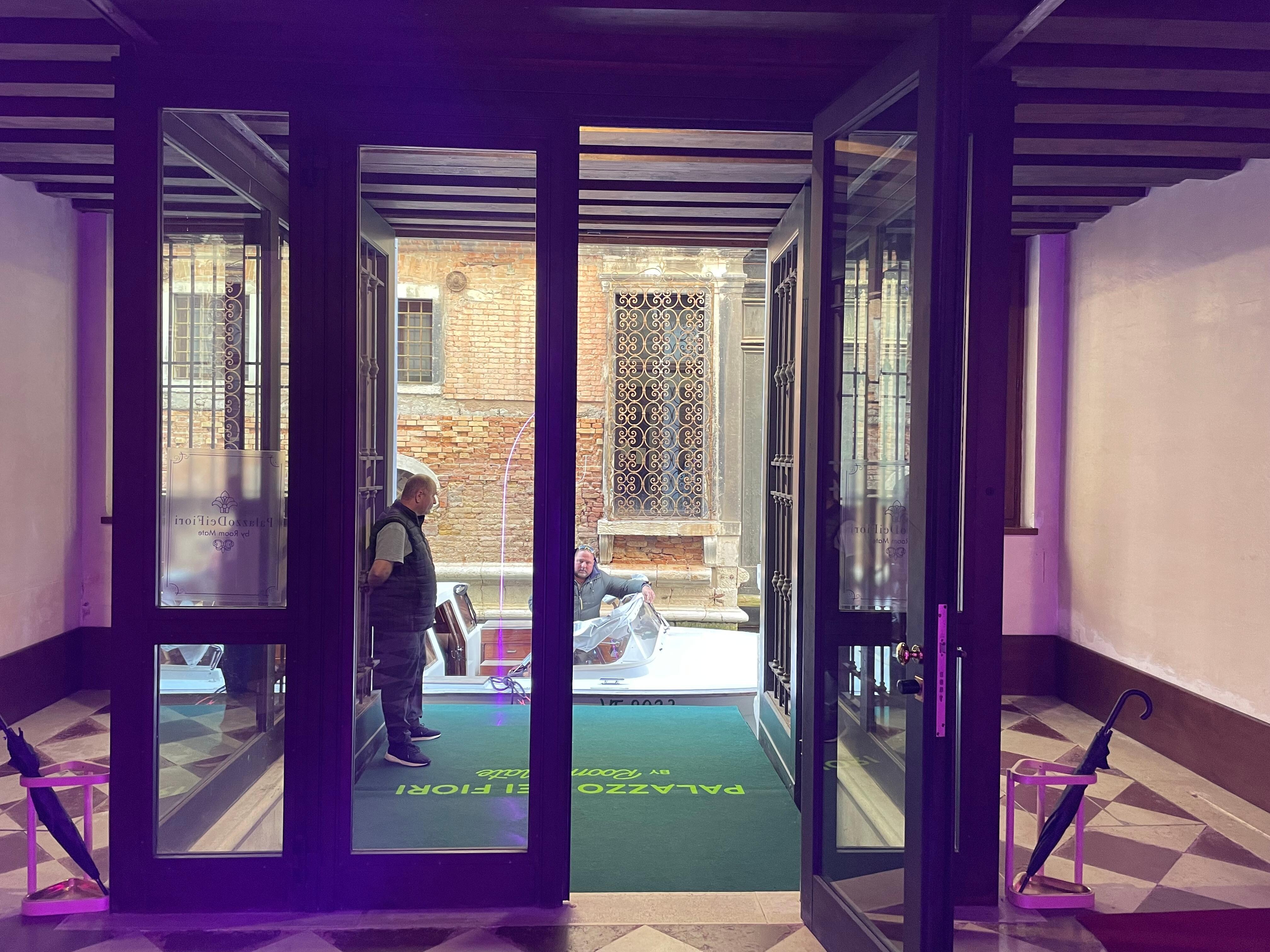 The water taxi access