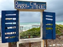 Local para tirar fotos em frente à pousada