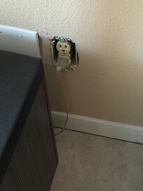 This was one of many outlets missing covers