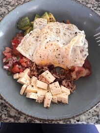 Delicious free breakfast—pick anything you want from at least 10 choice.