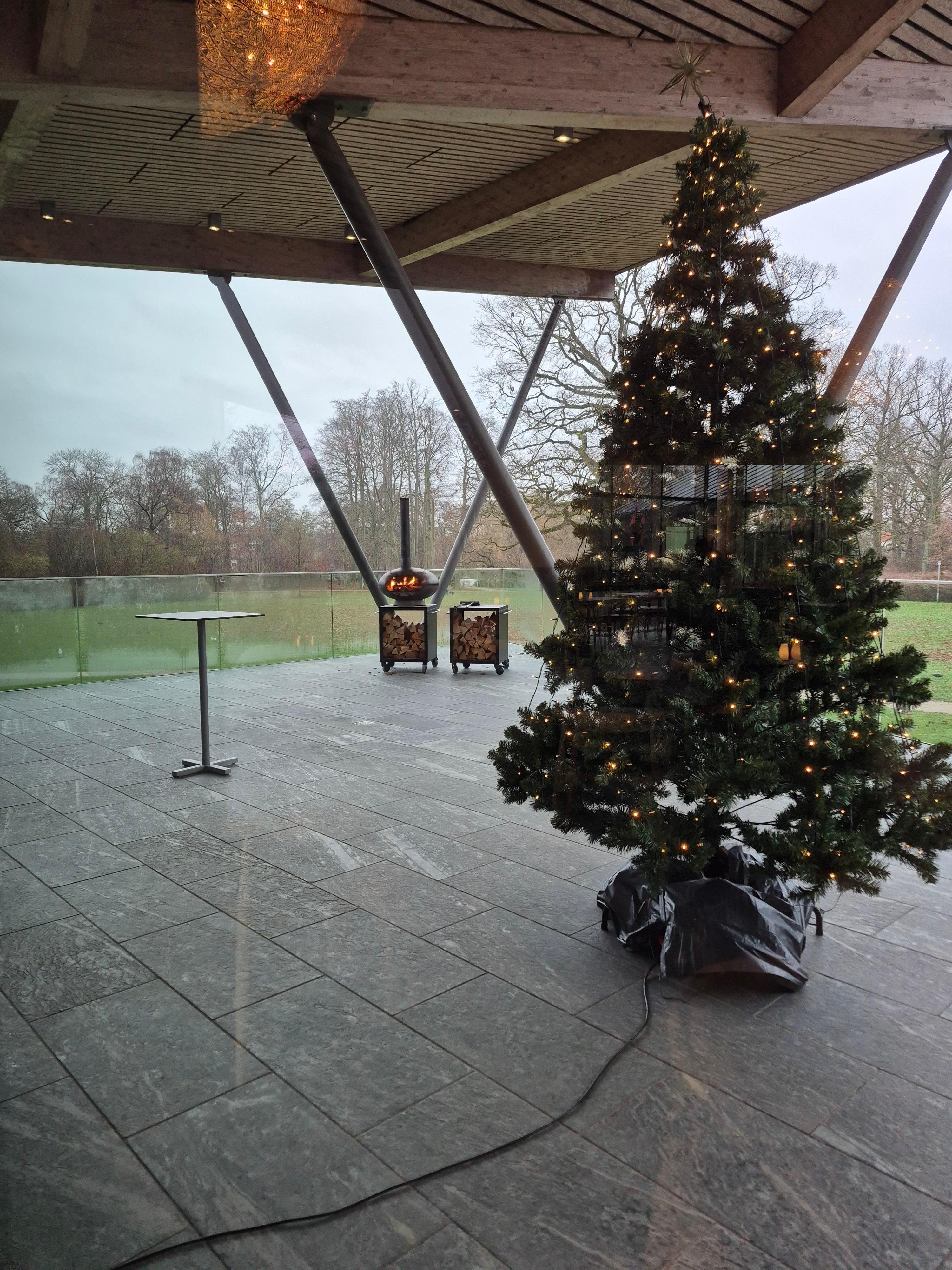 Udsigt til Byparken, hvor man kan løbe en lille tur.
