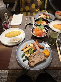 朝食ビュッフェ