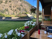 View from cafe patio