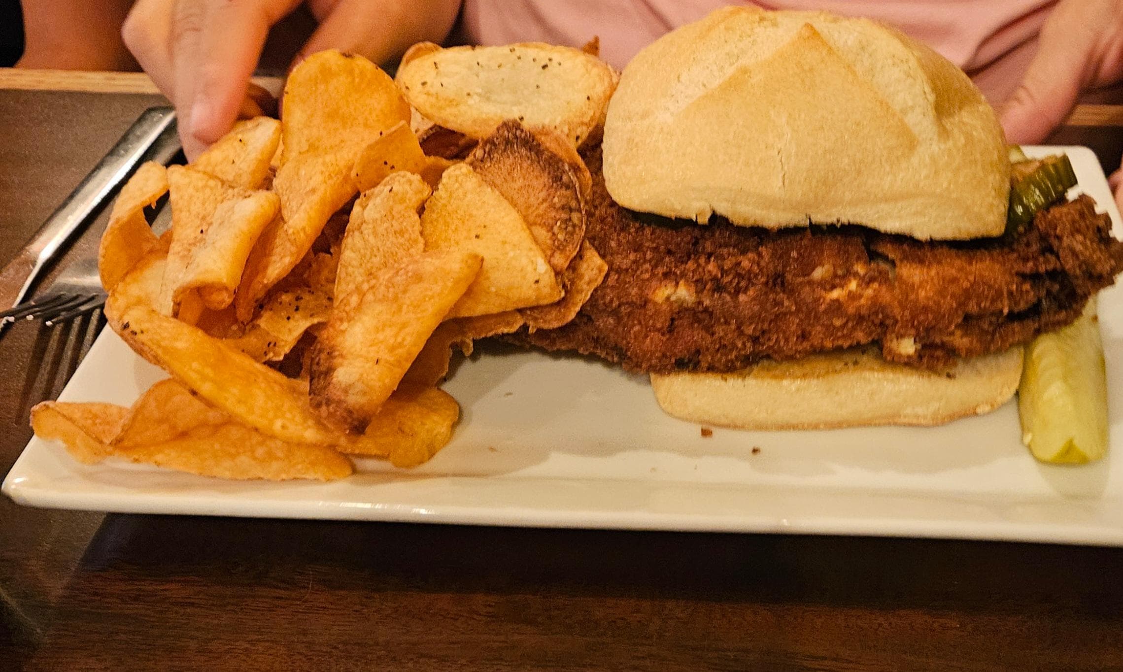 Chicken sandwich HUGE 