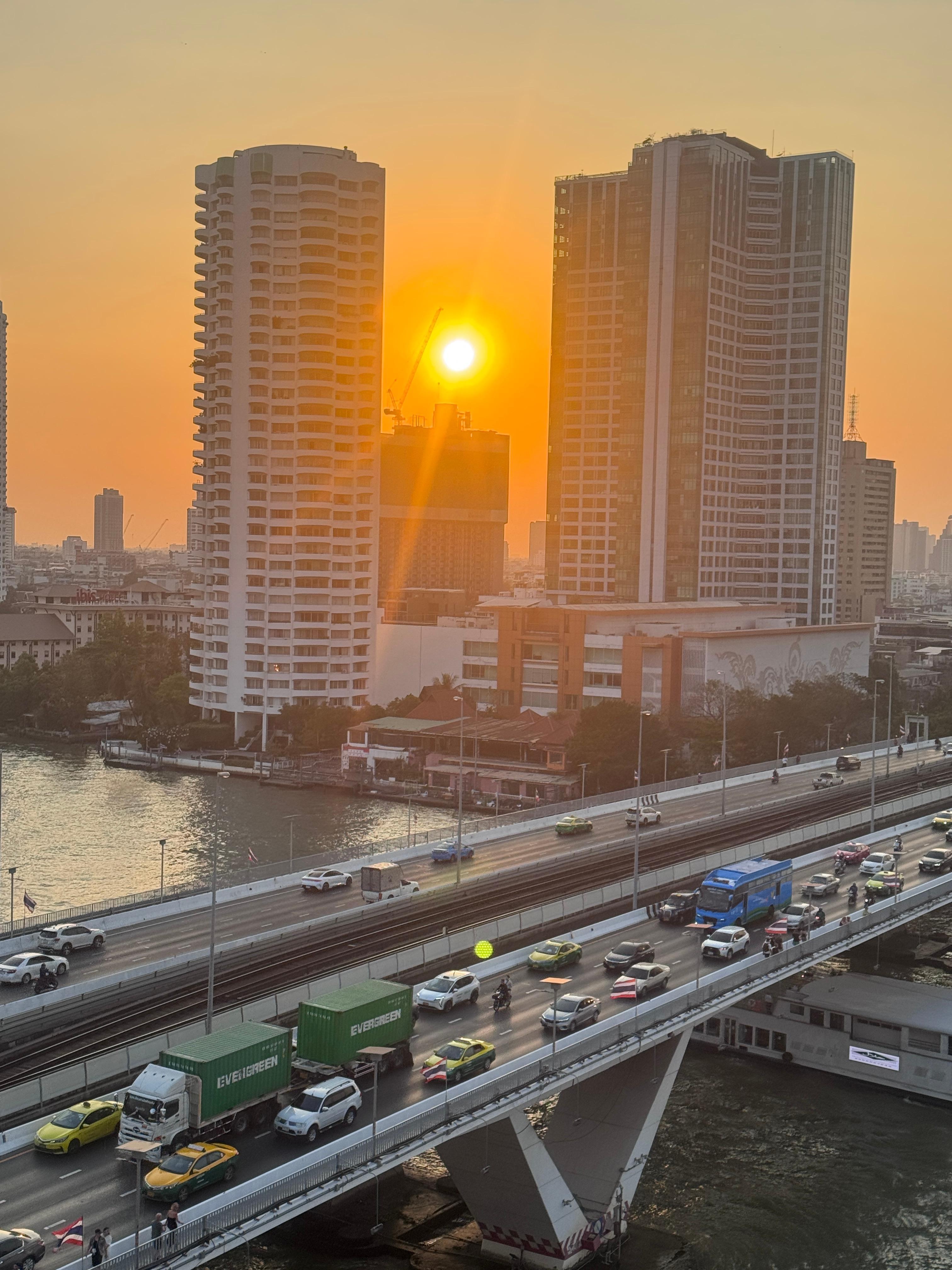 You can watch the sunset from the balcony of your room.