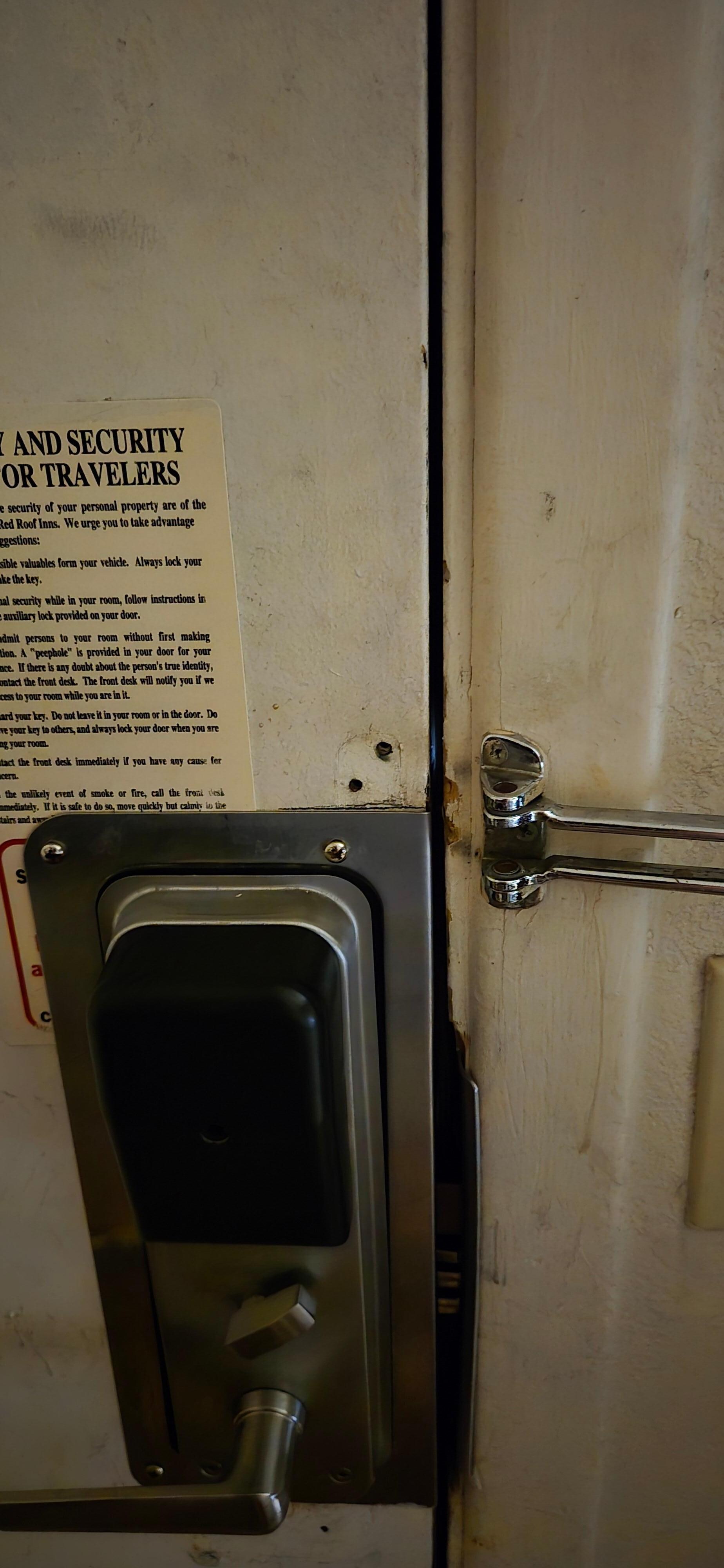 Broken security lock