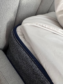 The sheet was small for the bed.