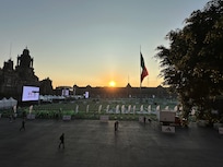 From our room balcony