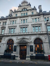 The front of the hotel