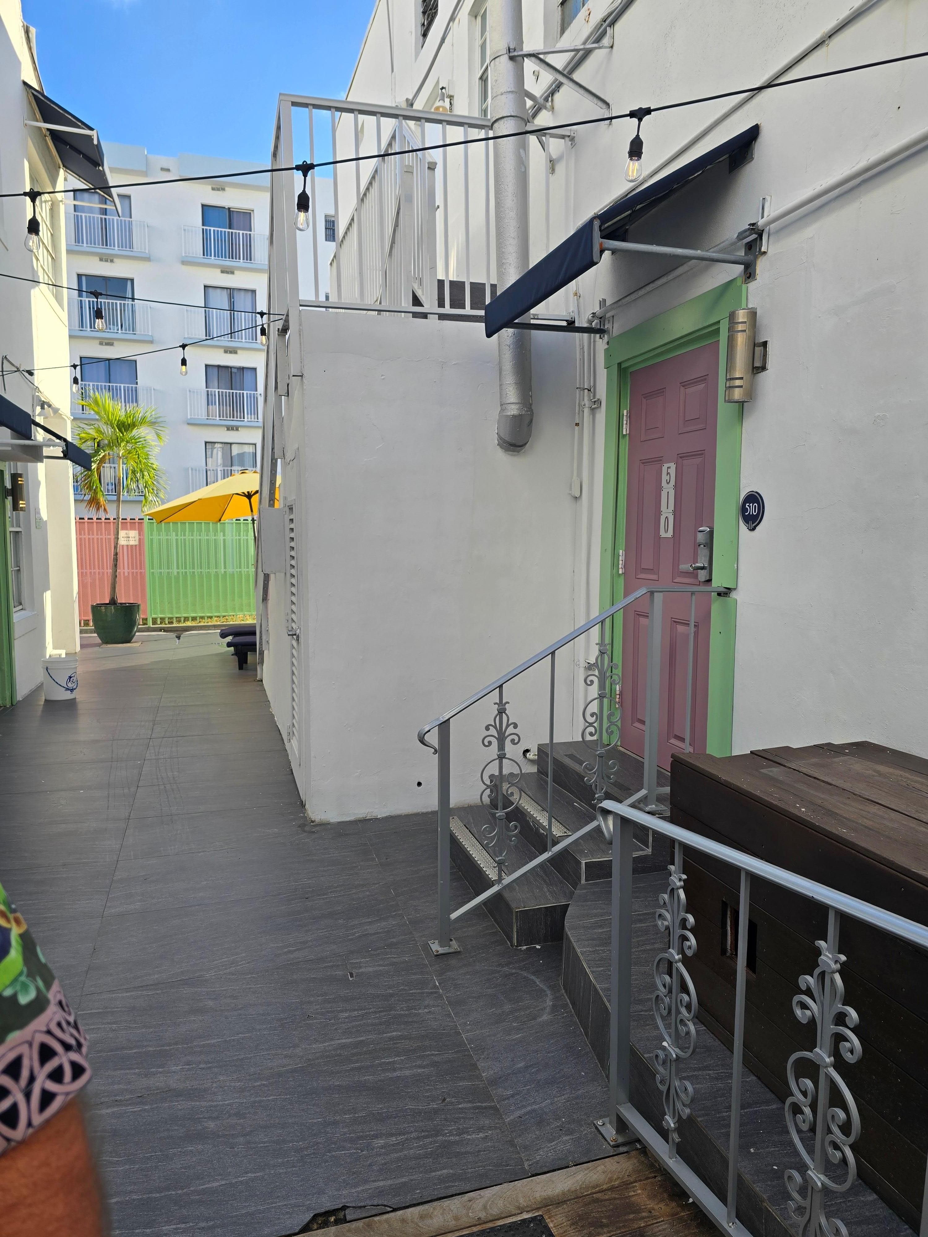 Entrance to our room