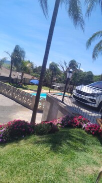 Visão dos balanço pra piscina