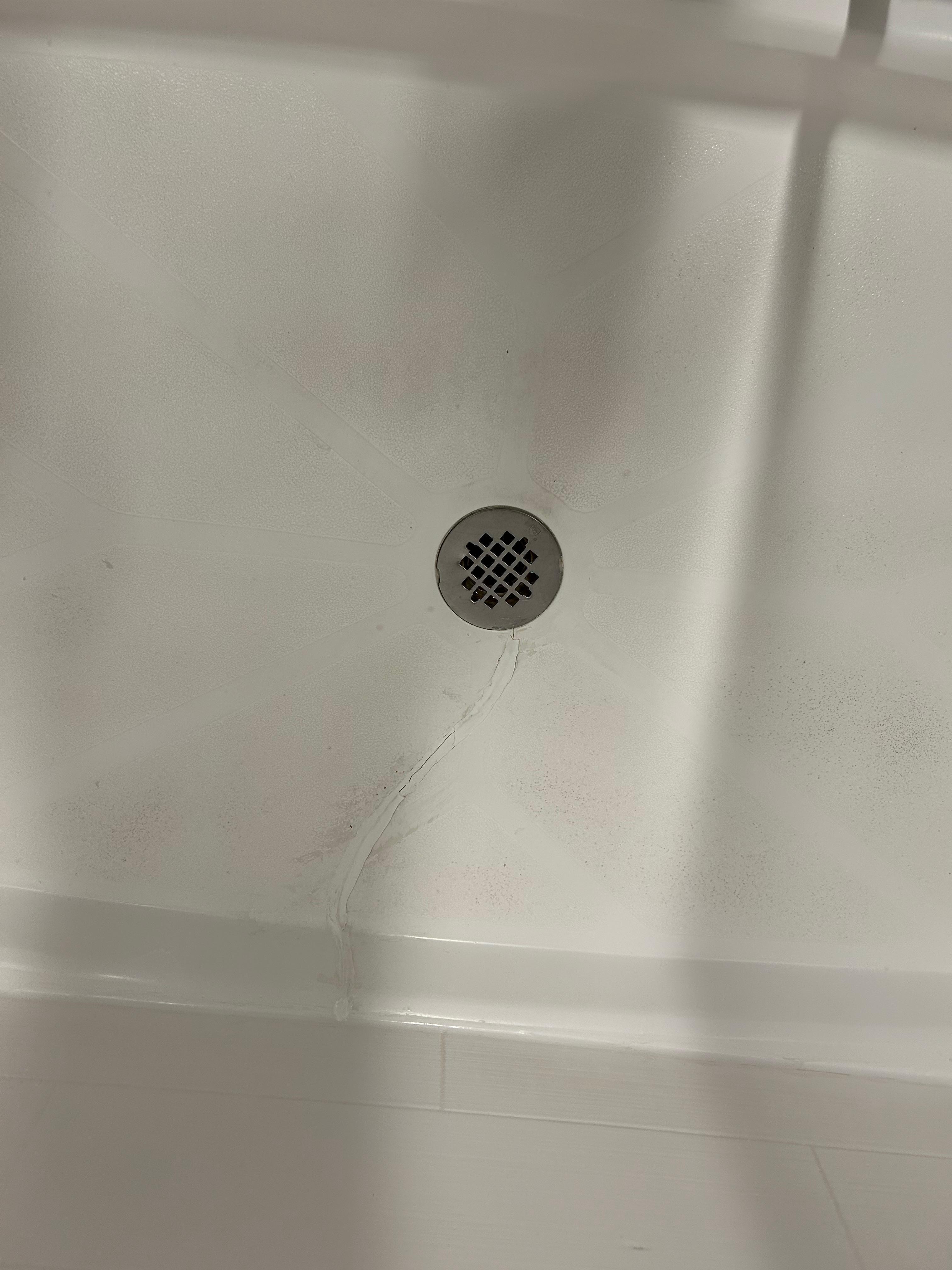 Filthy shower floor 