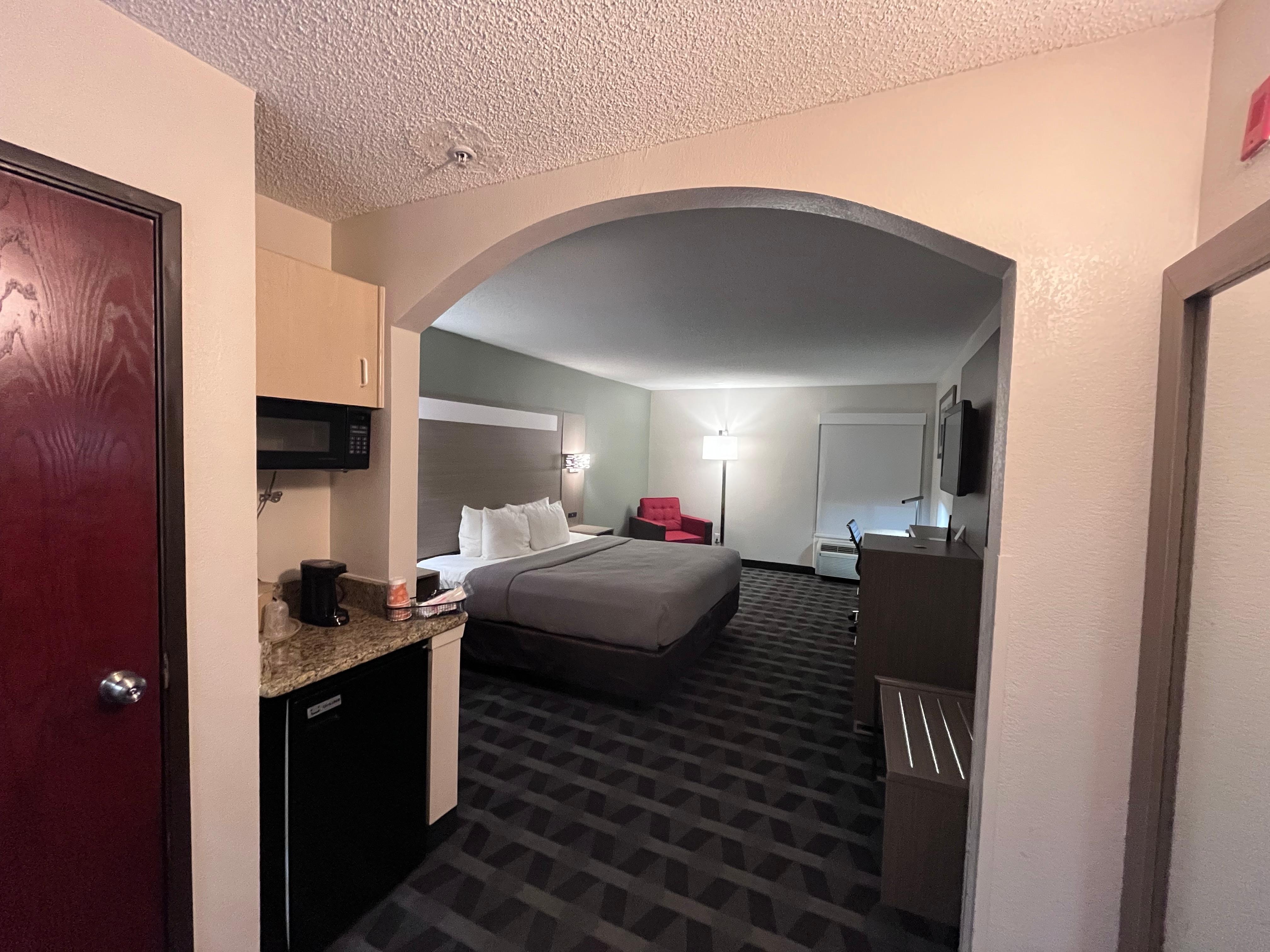 Nice room for one traveling girl