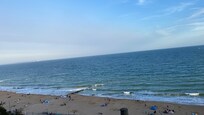 The sandy beach