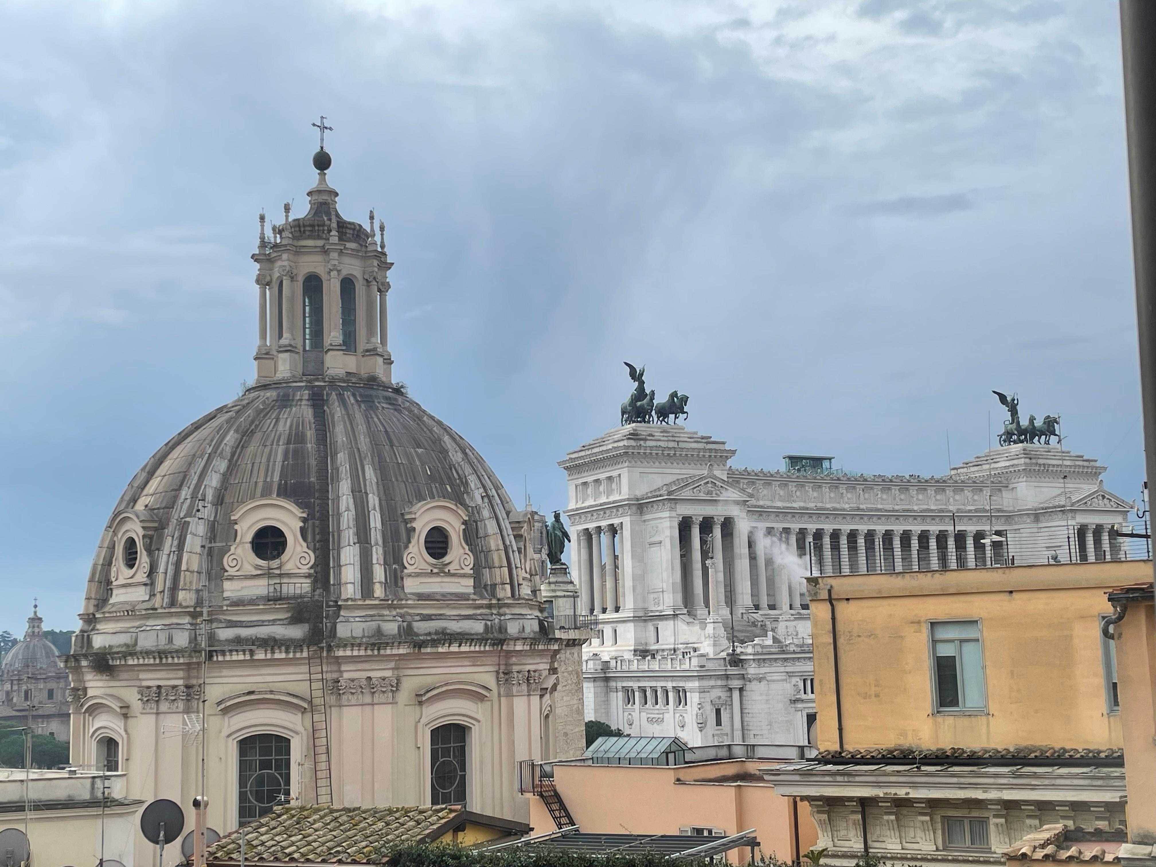 Vista del comedor en el último piso 