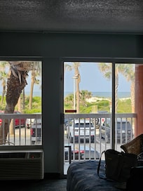 Ocean view from 1st floor room